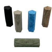 China Customized Folding Triangle Eyeglass Case Personalised Eyewear Case Fashionable for sale