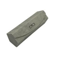 China Customized Folding Triangle Eyeglass Case Personalised Eyewear Case Fashionable for sale