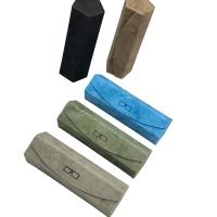 China Sleek Foldable Eyeglass Case Triangle Sunglasses Case Fashionable for sale