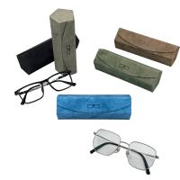 China Sleek Foldable Eyeglass Case Triangle Sunglasses Case Fashionable for sale