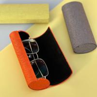 China Lightweight Folding Eyeglass Case Custom Logo Magnetic Sunglasses Case for sale