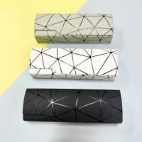 China Luxury Fashion Handmade Leather Glasses Case Colorful  Shockproof for sale