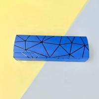 China Luxury Fashion Handmade Leather Glasses Case Colorful  Shockproof for sale