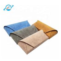 China Women And Men Folding Optical Glasses Case Suede Glasses Case Personalized for sale