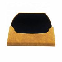 China Women And Men Folding Optical Glasses Case Suede Glasses Case Personalized for sale