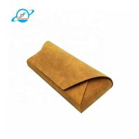 China Women And Men Folding Optical Glasses Case Suede Glasses Case Personalized for sale