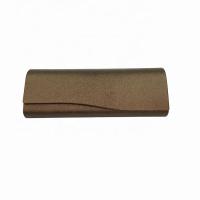 China Lightweight Handmade PU Leather Foldable Eyeglass Case Wear Resistance for sale