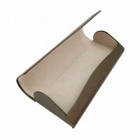 China Lightweight Handmade PU Leather Foldable Eyeglass Case Wear Resistance for sale