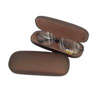 China Custom Print PU Metal Glasses Case With Super Protective Performance for sale