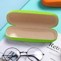 China Custom Print PU Metal Glasses Case With Super Protective Performance for sale