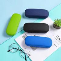 China Custom Print PU Metal Glasses Case With Super Protective Performance for sale