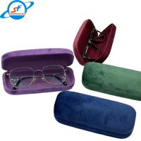 China Multicolored Velvet Glasses Case  Retro Vintage Eyeglasses Case Eco Friendly for sale
