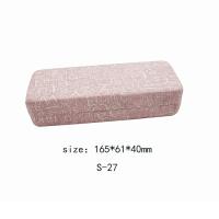 China Lightweight Personalised Leather Glasses Case Crushing Resistance for sale