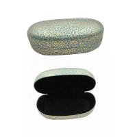 China Customized Logo Leather Optical Glasses Case Irregular Shape Lightweight for sale