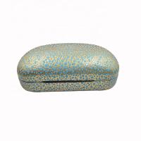 China Customized Logo Leather Optical Glasses Case Irregular Shape Lightweight for sale