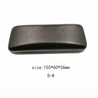 China Simple Design PU Metal Glasses Case For Men Pressure Resistant for sale