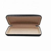 China High End Luxury Ladies Leather Glasses Case Custom Logo 155mm Length for sale