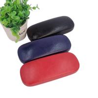 China Portable Leather Metal Glasses Case Easy To Carry Customization for sale