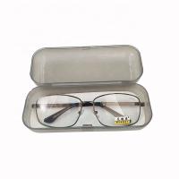 China Multi Colored  Transparent Eyeglass Case PVC Glasses Case Stylish for sale
