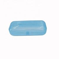 China Multi Colored  Transparent Eyeglass Case PVC Glasses Case Stylish for sale