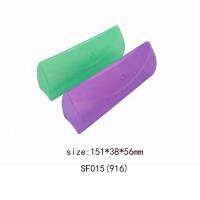 China Durable PVC Clear Plastic Eyeglass Case Holder Box Portable Storage for sale