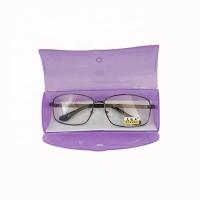 China Durable PVC Clear Plastic Eyeglass Case Holder Box Portable Storage for sale