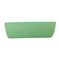 China Customizable Green Plastic Eyeglass Case Scratch Resistant Irregular for sale