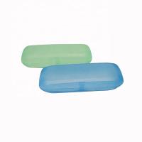 China 148*48*36mm Clear Plastic Eyewear Case With Color Logo Customized for sale