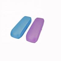 China 148*48*36mm Clear Plastic Eyewear Case With Color Logo Customized for sale