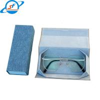 China ODM Foldable Eyeglass Case Velvet Magnetic Collapsible Sunglasses Case for sale