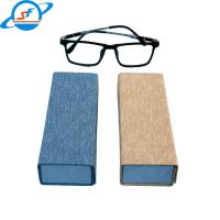 China ODM Foldable Eyeglass Case Velvet Magnetic Collapsible Sunglasses Case for sale