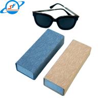 China ODM Foldable Eyeglass Case Velvet Magnetic Collapsible Sunglasses Case for sale