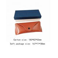China Durable Soft Leather Spectacle Cases And Paper Box For Girls  Scratchproof for sale