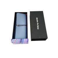 China Custom Logo Leather Paper Glasses Case Set OEM / ODM Available for sale
