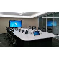 China 15.6-Inch Motorized LCD Monitor Lift for Paperless Conference Systems - Sparkle Silver Finish for sale