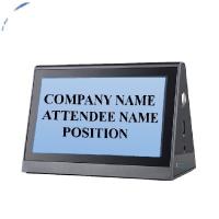 China 24V Touchscreen Digital Name Plate with 7-inch Dual-Sided Display and 1024×600 Resolution for Paperless Conference Rooms for sale