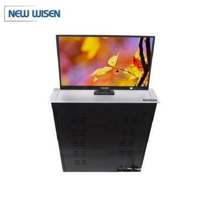 China NWS-DC24 Motorized Desktop Monitor Lift System 220V 25W for Paperless Conference Rooms for sale
