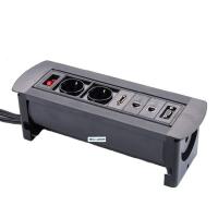 China NWS-SE003 Tabletop Socket 110V-240V 10A with Network, Telephone, DP and VGA Ports 368x110x103mm for sale