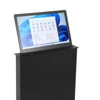 China 21.5 Inch HD Motorized LCD Monitor Lift Display for Conference Rooms - 7KG Weight, 25W Power for sale