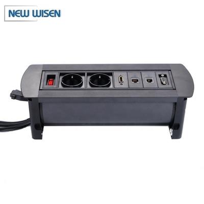 China NWS-SM403 Office Conference Table Hidden Power Outlet 110V-240V with Data Ports and Customizable Panel for sale