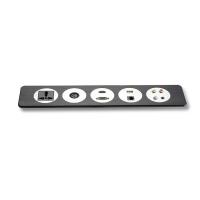 China ODM Conference Table Top Power Socket Outlet 100V-240V with 370mm×80mm Panel and Multiple Connectivity Ports for sale