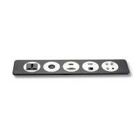 China NWS Recessed Desktop Power Socket 220V with 7-Port Configuration - 335mm x 71mm Hole Size for sale