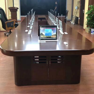 China NWS-UM-D156 Motorized Vertical LCD Monitor Lift for Conference Tables - 25W Power, 110V-240V Voltage, 15°/30° Swivel Angle for sale