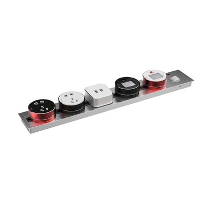 China ODM Waterproof Power Track Socket Extension Grommet For Kitchen for sale