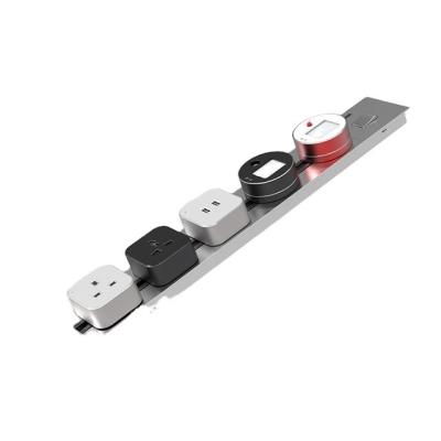 China Electrical Outlet Connection Power Socket with Data Grommet Track Management System for sale