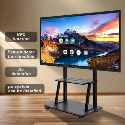 China 4gb Ram Interactive Whiteboards delivering 350 Cd per square meter Brightness designed for teamwork and educational purposes for sale