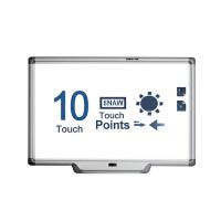 China IR Ten Touch Interactive Whiteboards Providing 10 Touch Points Optimized for Real Time Interaction and Team Collaboration for sale