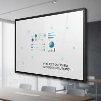 China Aspect Ratio 4 3 Interactive Whiteboards with 10 Points Multi Touch Enabling Project Management and Interactive Client Presentations for sale
