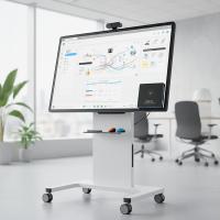 China Aspect Ratio 4 3 Interactive Whiteboards combined with 128gb SSD Ops Pc Configuration enabling communication and teamwork for sale