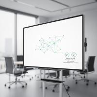 China Brightness 350 Cd/m2 Interactive Whiteboards with Finger Touch or Pen Touch USB Connectivity Supporting Collaboration and Real Time Annotation for sale